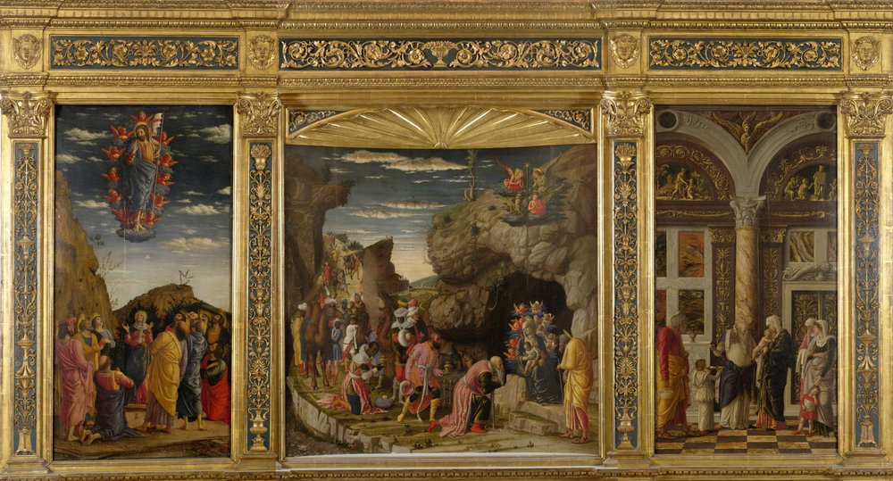 Trittico degli Uffizi, ca 1463-1464 | Andrea Mantegna
