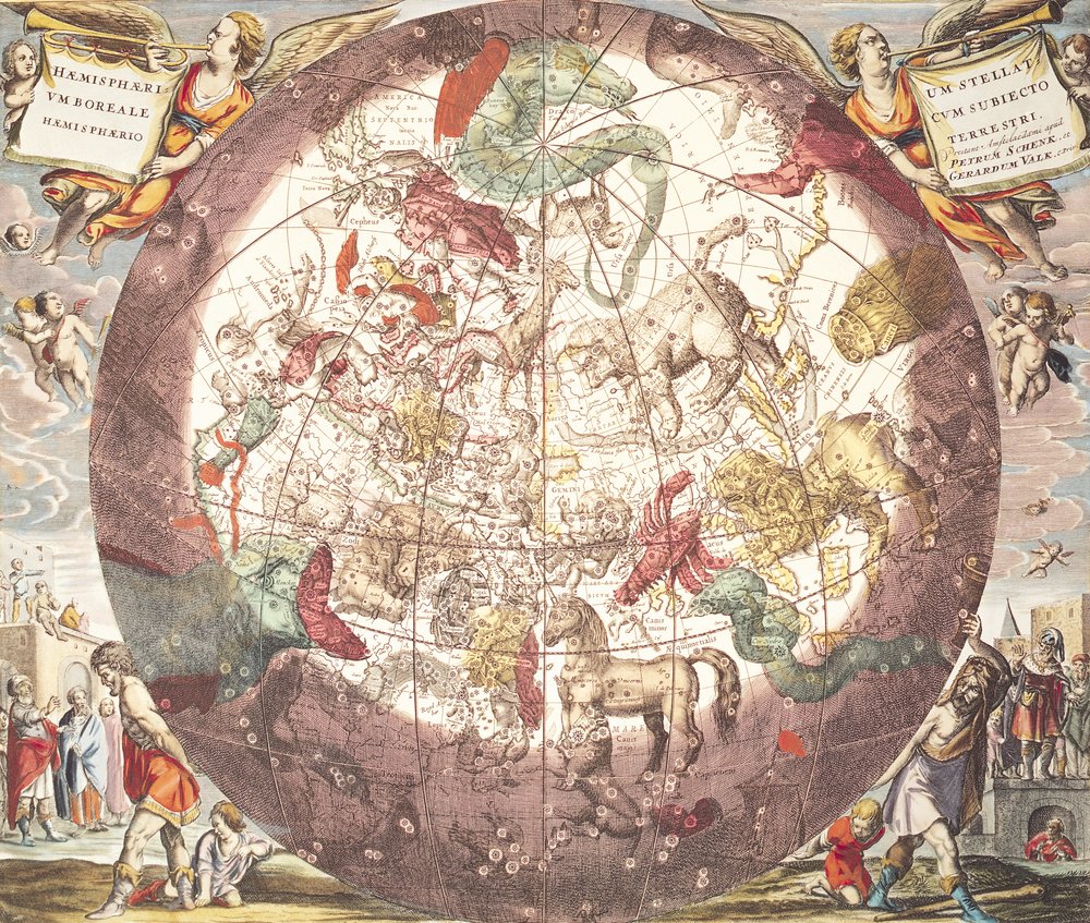 Emisfero boreale, da 'The Celestial Atlas, or the Harmony of the ...
