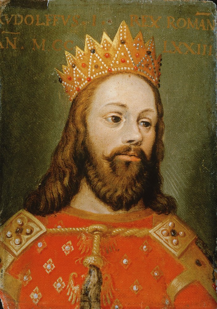 Rodolfo I (1218-91) imperatore del Sacro Romano Impero, fondatore della ...