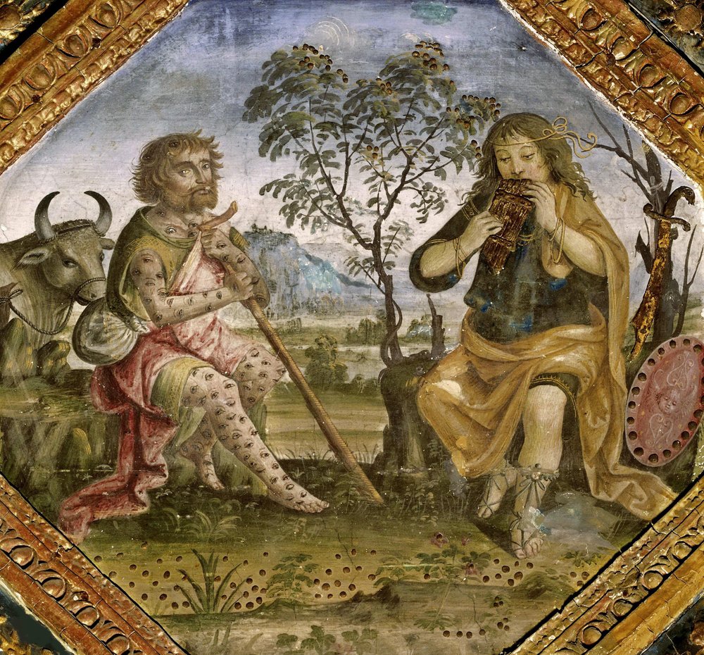 Mercurio, Argo e Io, 1492-1494 | Bernardino Pinturicchio