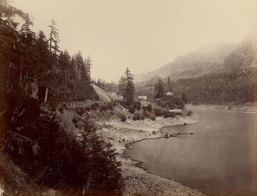 [La casa di Middle Block, Columbia River] | Stampa d'arte