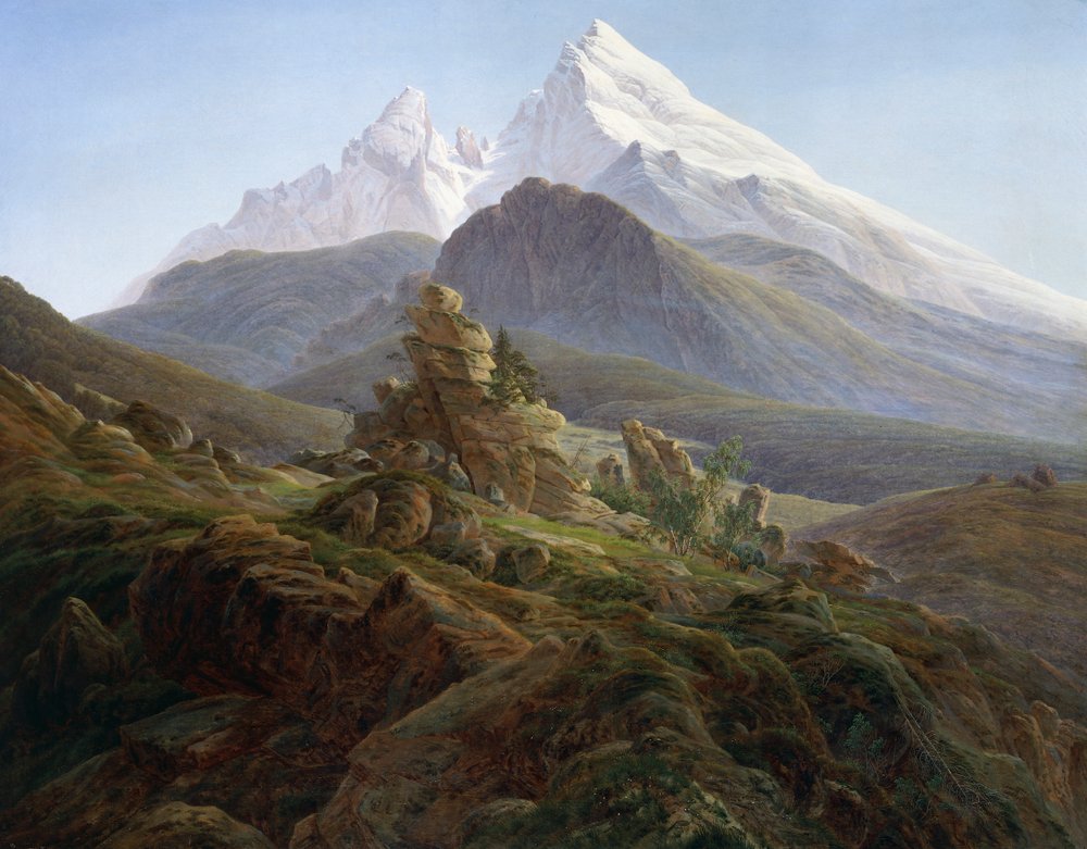 Il Watzmann | Caspar David Friedrich | Stampa d'arte