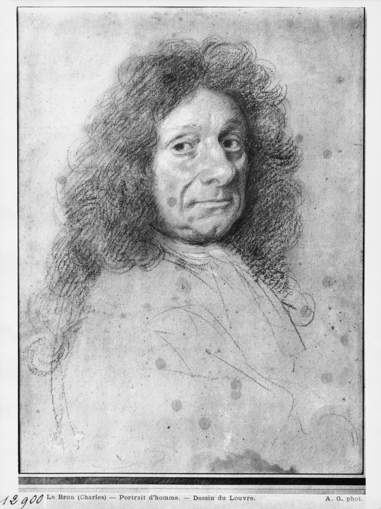 Ritratto di un uomo, girato a destra | Charles Le Brun
