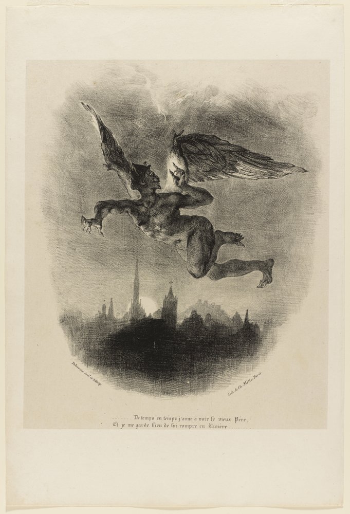 Mefistofele nell'aria (frontespizio da Faust)