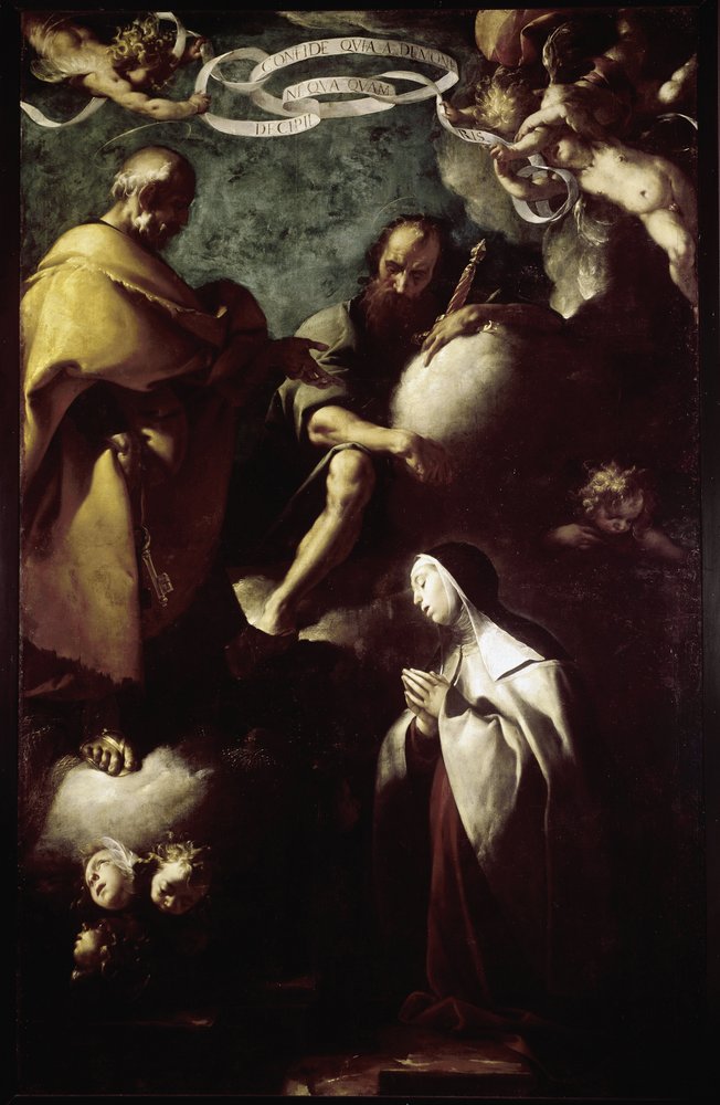 La visione di Santa Teresa d'Avila | Francesco del Cairo