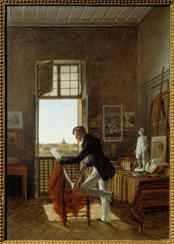 L'atelier di Francois Edouard Picot a Villa Medici