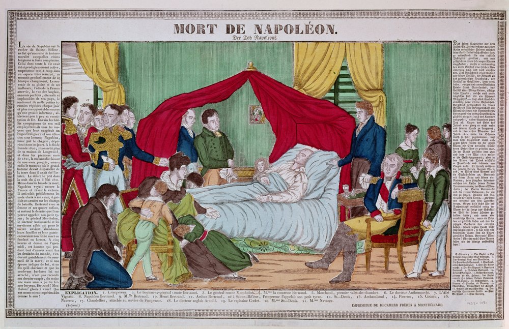 La morte di Napoleone Bonaparte (1769-1821) c.1840