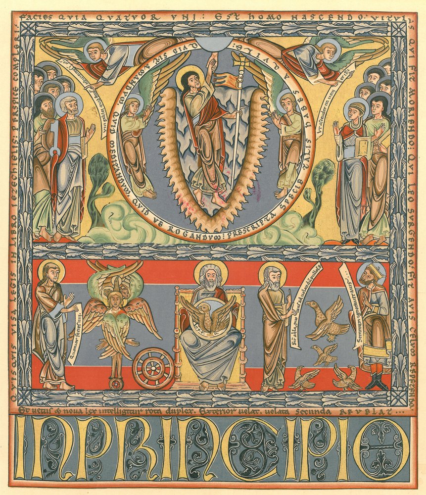 Tavola da 'Manoscritti Miniati nel British Museum: Miniature, Bordure e ...