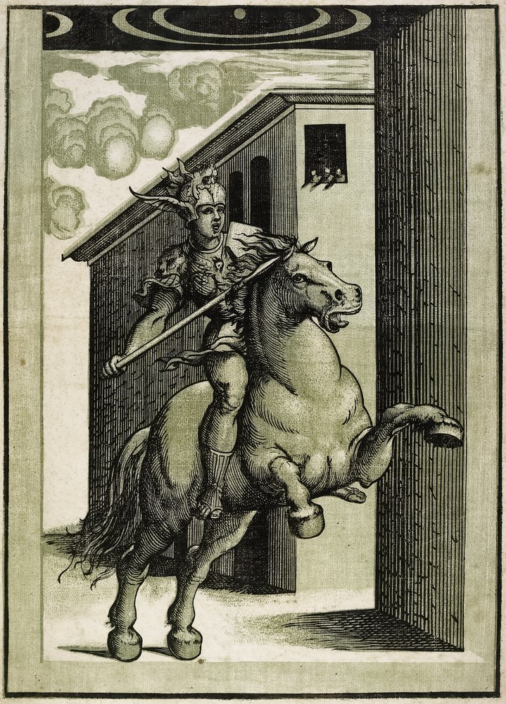 Marco Curzio | Giovanni Antonio Pordenone | Stampa d'arte