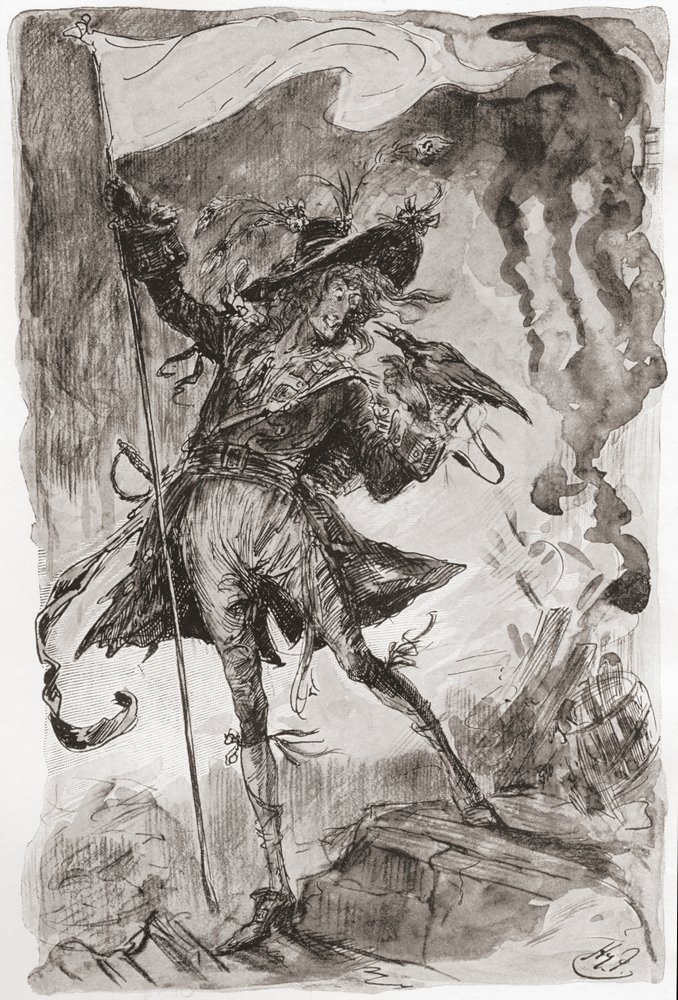 Illustrazione per il romanzo di Charles Dickens 'Barnaby Rudge'