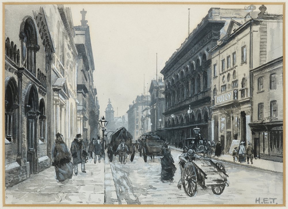 Peter Street, la Free Trade Hall | Henry Edward Tidmarsh