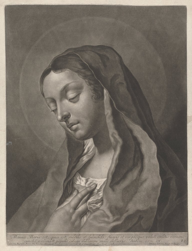 Manna maria est quia est subtilis et splendida suavis et virgo, quae ...