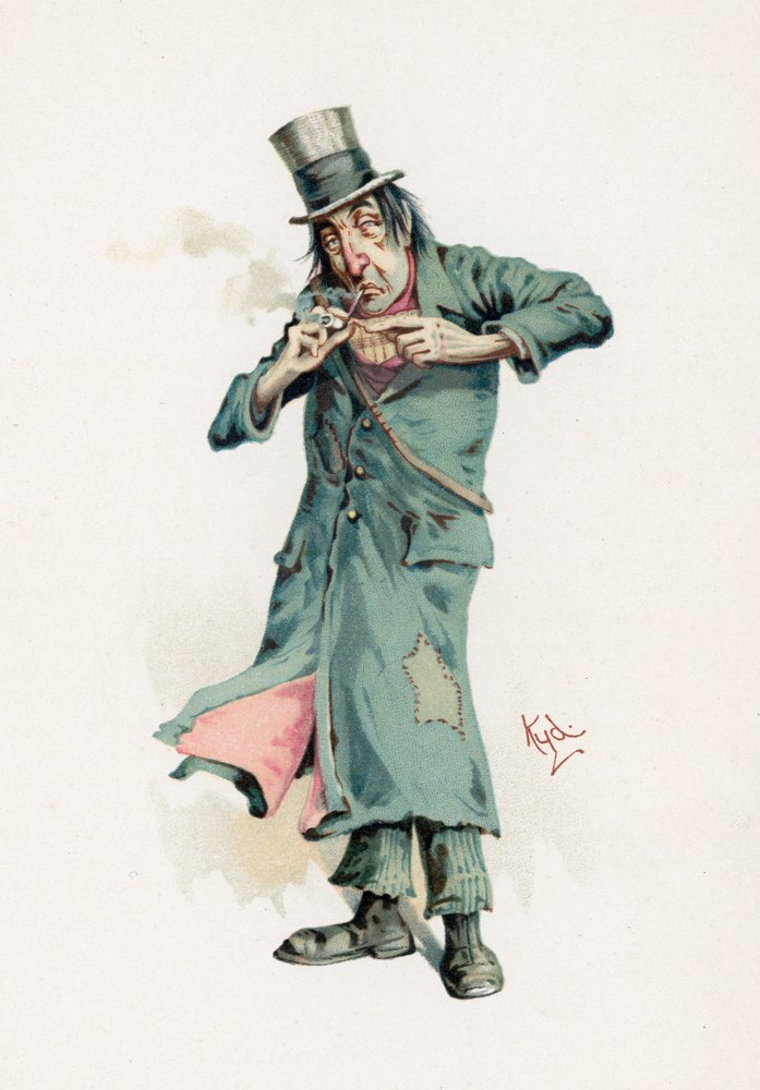 Codlin, illustrazione da 'Character Sketches from Charles Dickens', c.1890