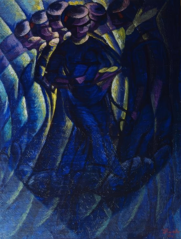 L. Russolo, Movimenti di una donna | Luigi Russolo