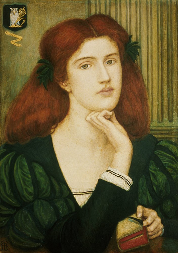 La signora prega-desiderio | Marie Spartali Stillman