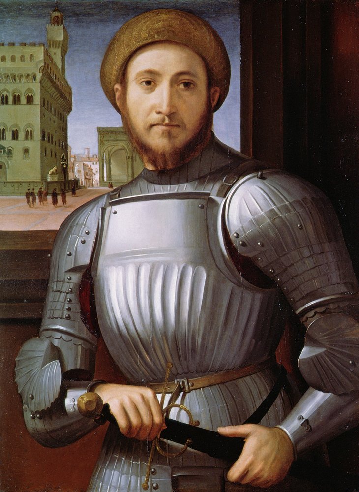 Ritratto di un uomo in armatura | Piero di Cosimo