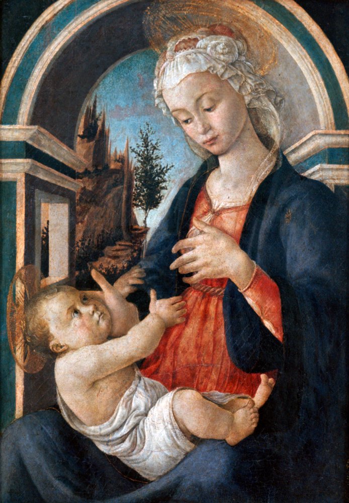 Vergine e Bambino | Sandro Botticelli | Stampa d'arte