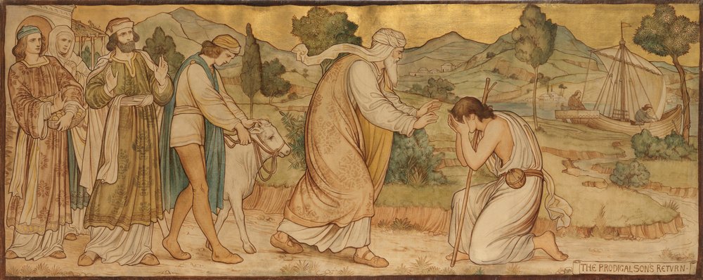La parabola del figliol prodigo, c.1884 | Stampa d'arte