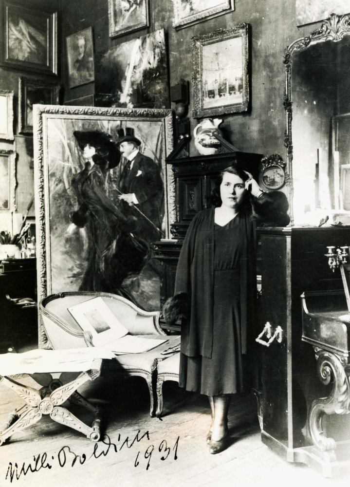 Emilia Cardona Boldini nella Falconiera | Stampa d'arte