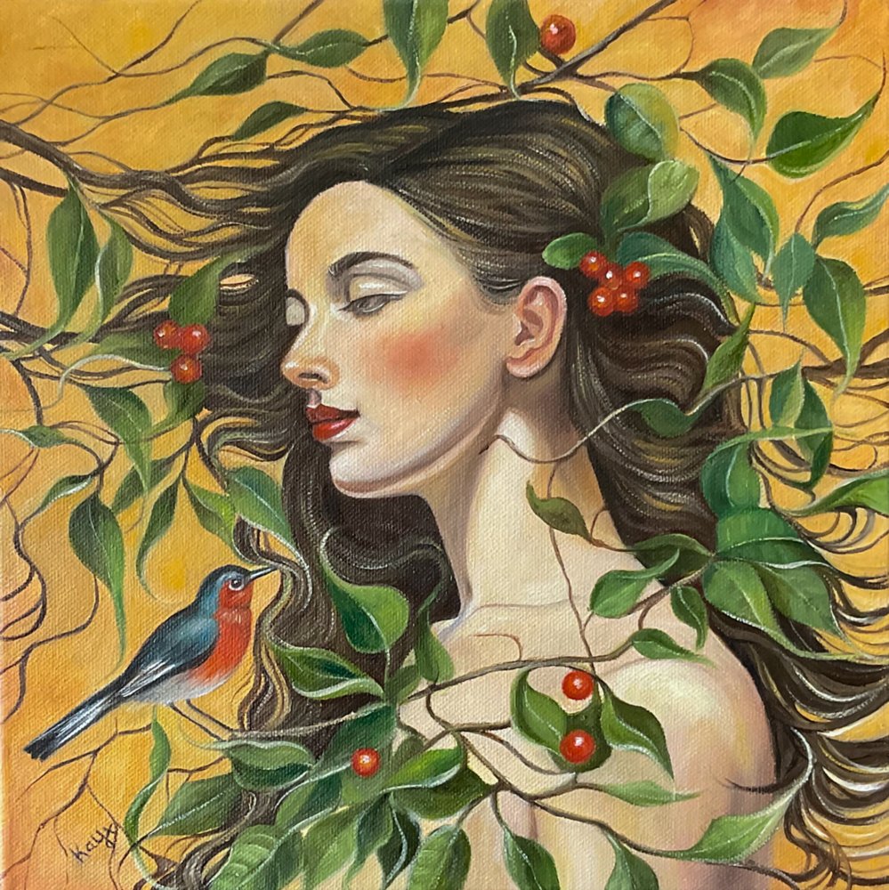 La donna della foresta serena | Kay Shanley | Stampa d'arte