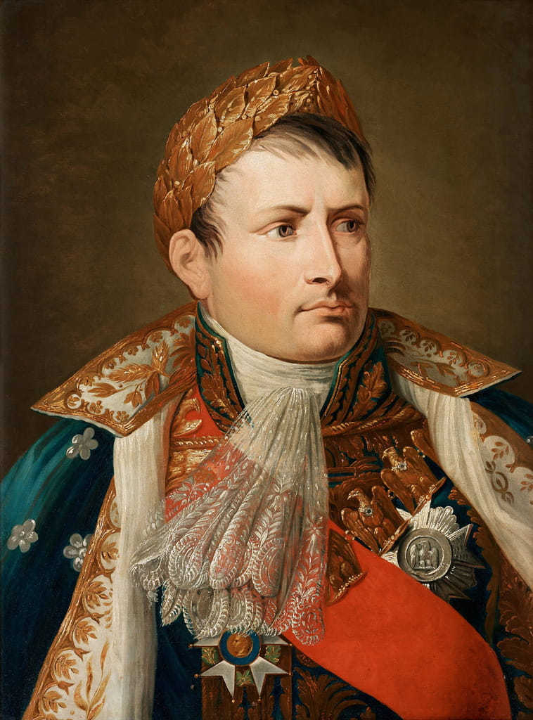 Ritratto dell'imperatore Napoleone I Bonaparte, Olio su tela di Andrea ...