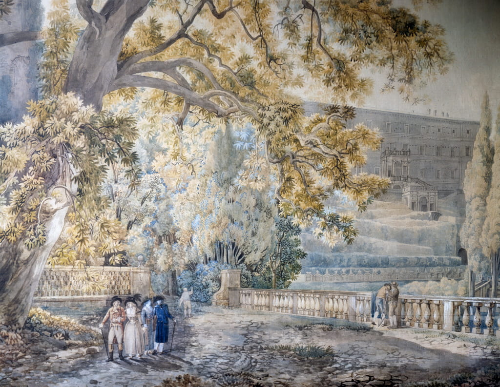 Villa d'Este in Tivoli | Jacob Philippe Hackert