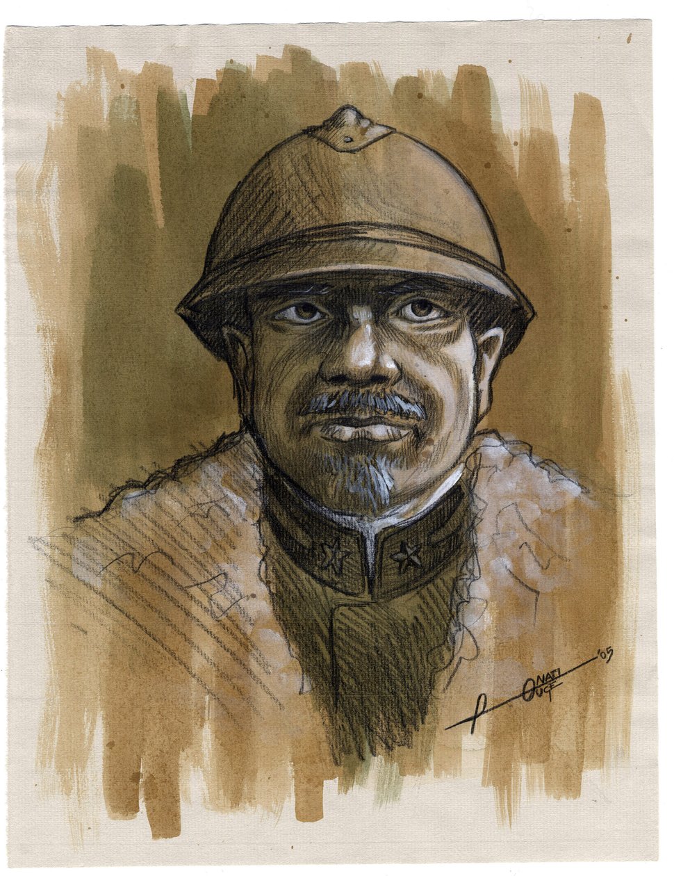Prima Guerra Mondiale 1914-1918: ritratto di un soldato dell'esercito ...