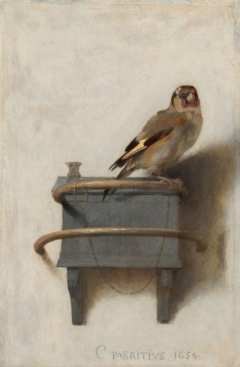Il Cardellino, 1654 | Carel Fabritius | Stampa d'arte