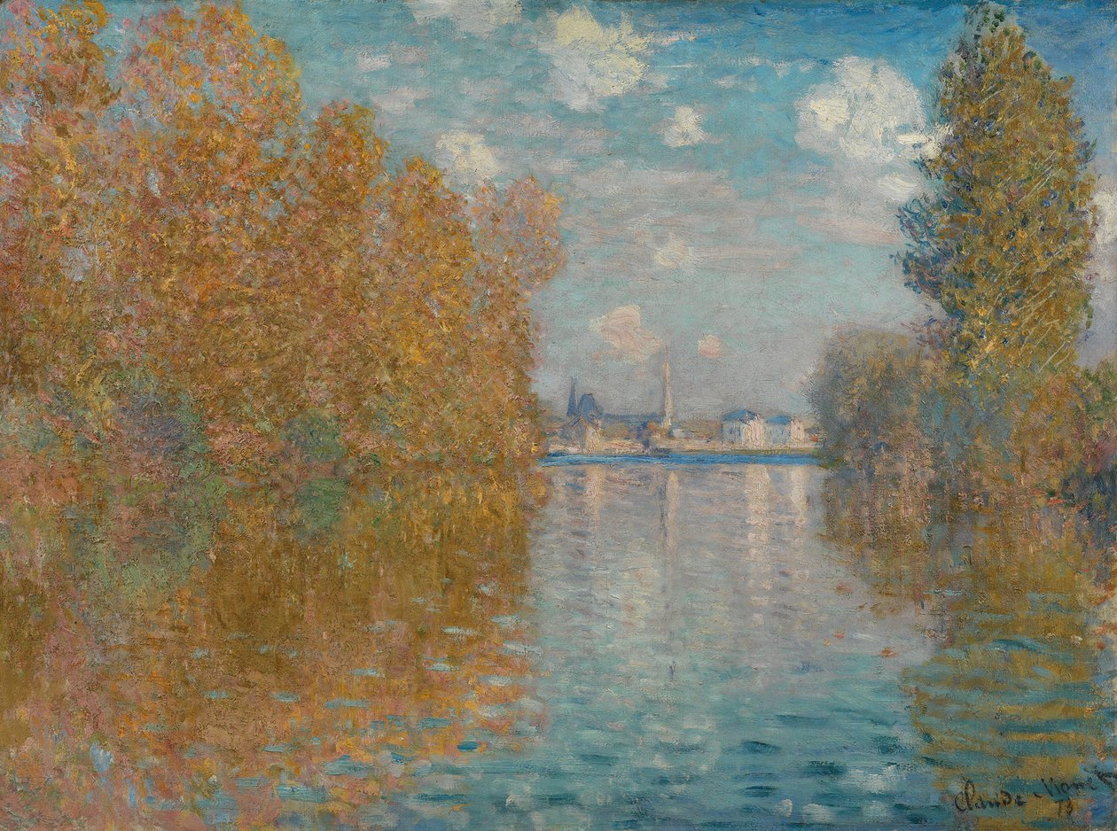 Effetto autunnale ad Argenteuil, 1873 | Claude Monet