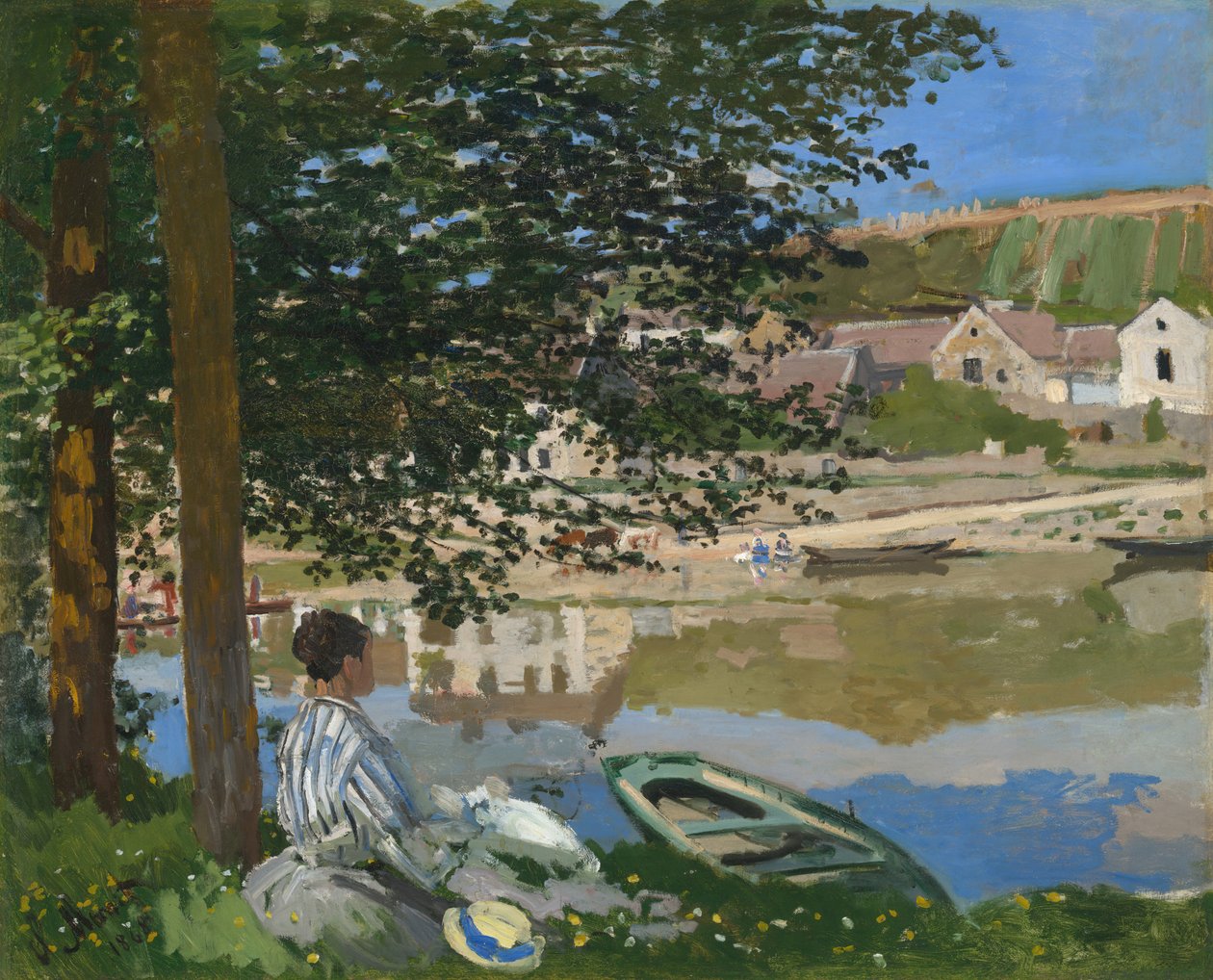 Sulla riva della Senna, Bennecourt, 1868 | Claude Monet