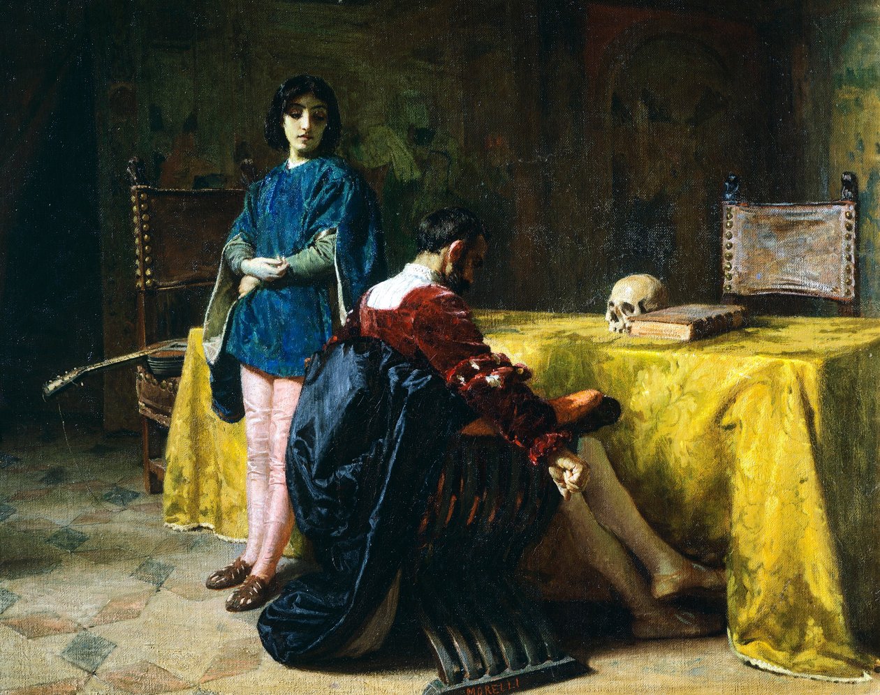 Conte Lara | Domenico Morelli | Stampa d'arte