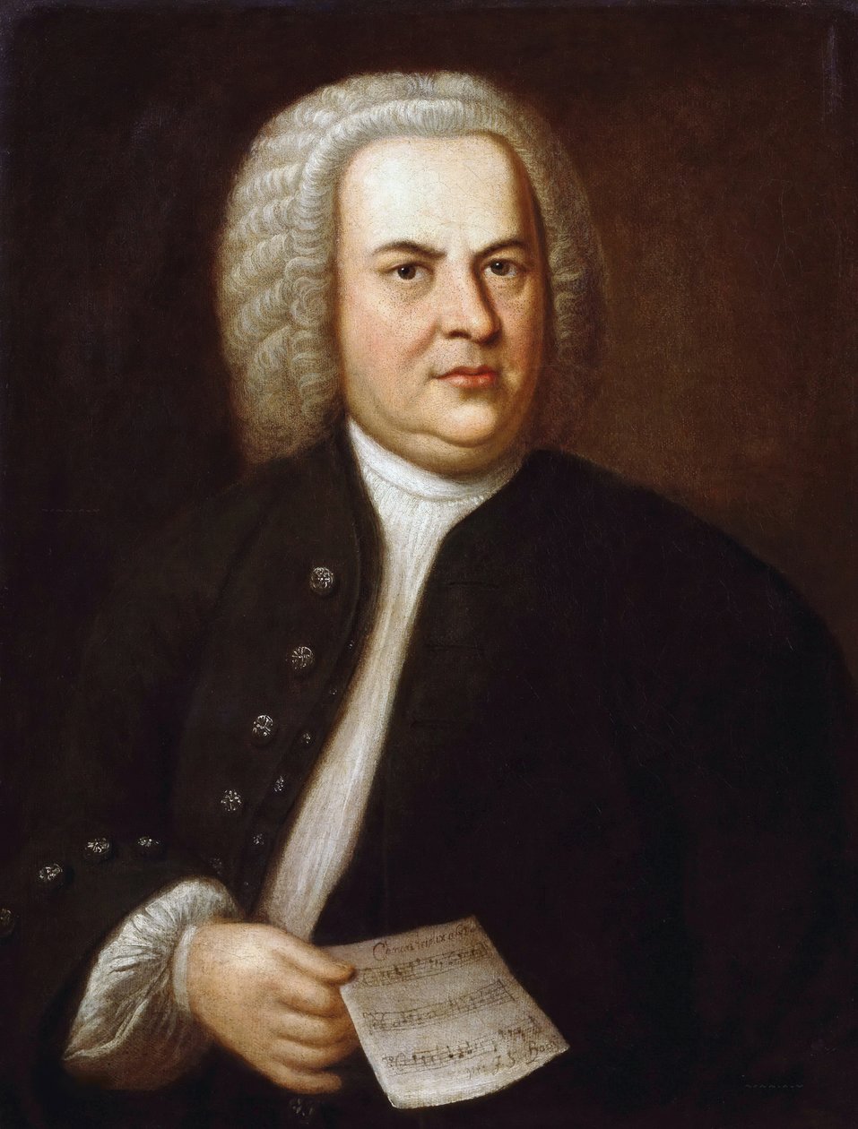 Ritratto di Johann Sebastian Bach, di Haussmann, Elias Gottlob (1695-1774)