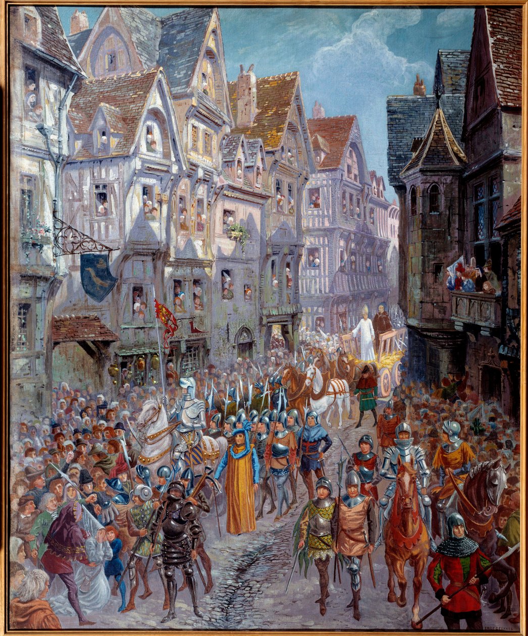 Guerra dei Cent'anni: Jeanne d'Arc (1412-1431) è condotta alla tortura