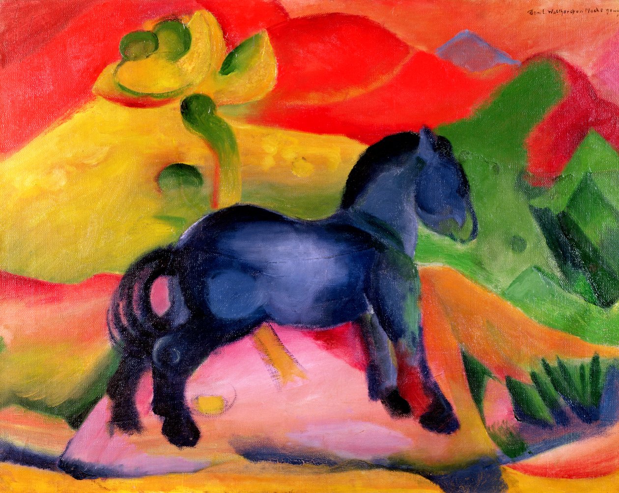 Piccolo cavallo blu, 1912 | Franz Marc | Stampa d'arte