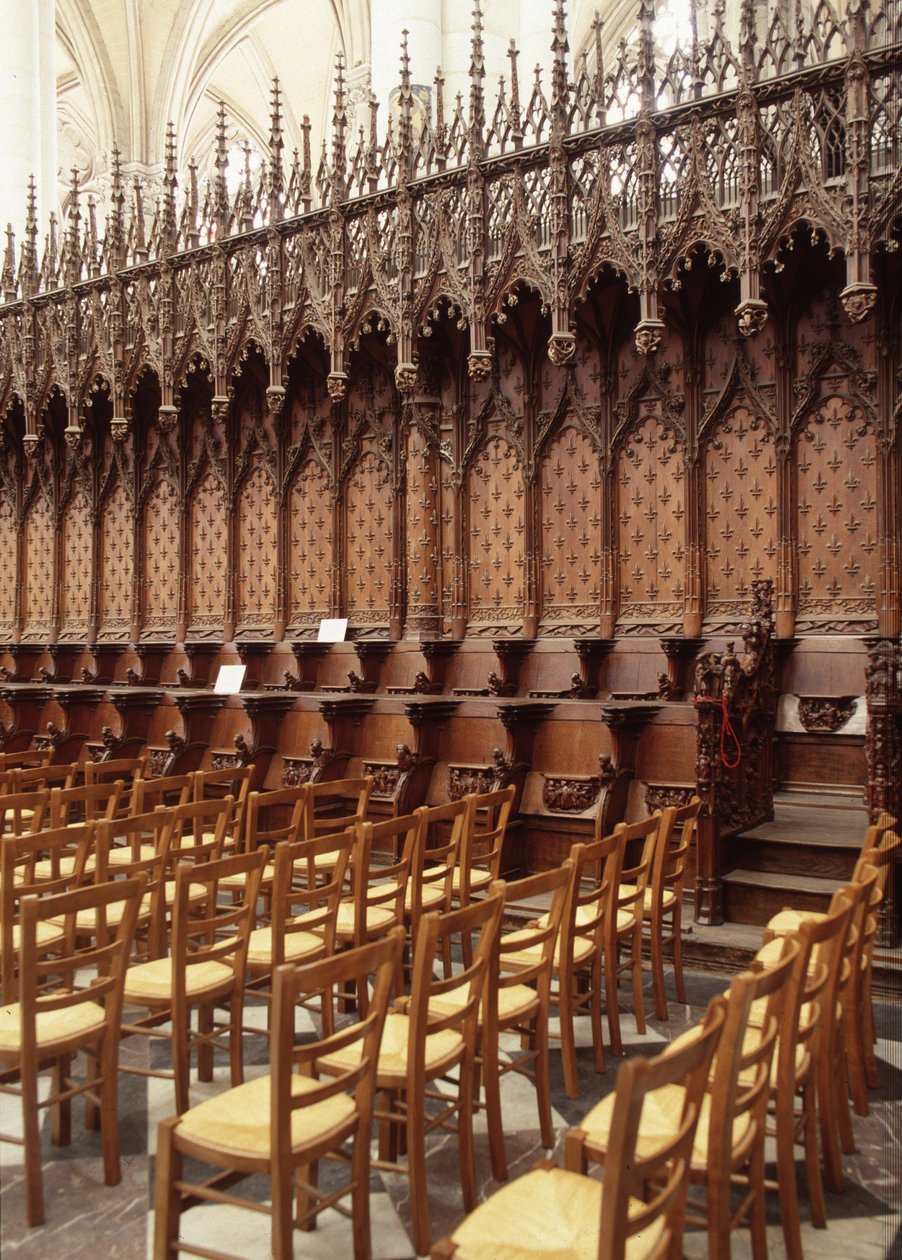 Stalli della Cattedrale di Amiens (80) | French School