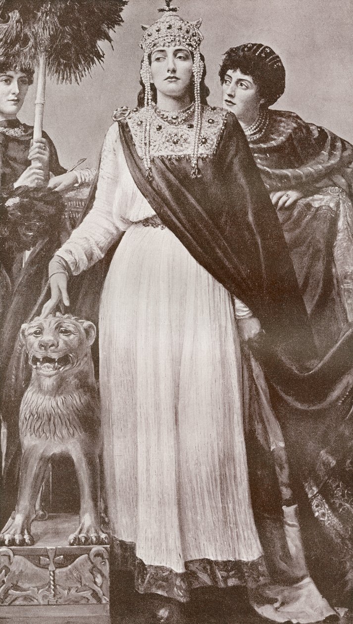 Teodora I, c. 500 - 548. Imperatrice dell'Impero Romano Bizantino e ...