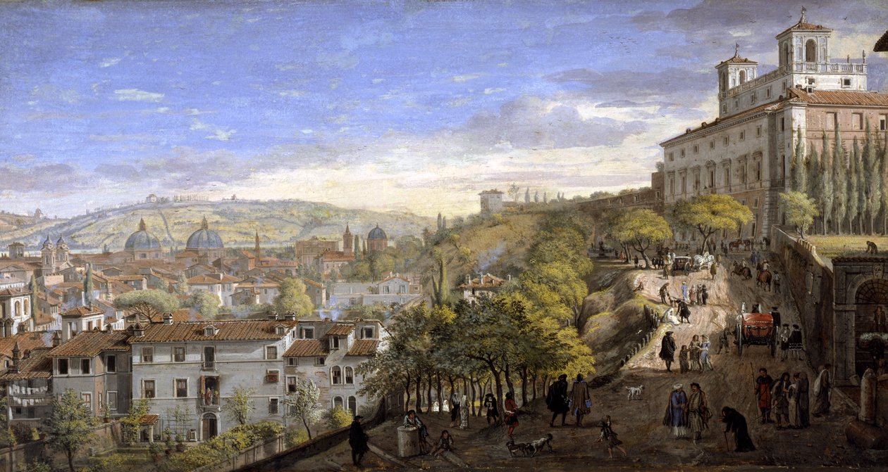 Veduta della Villa Medici, Roma | Gaspar van Wittel