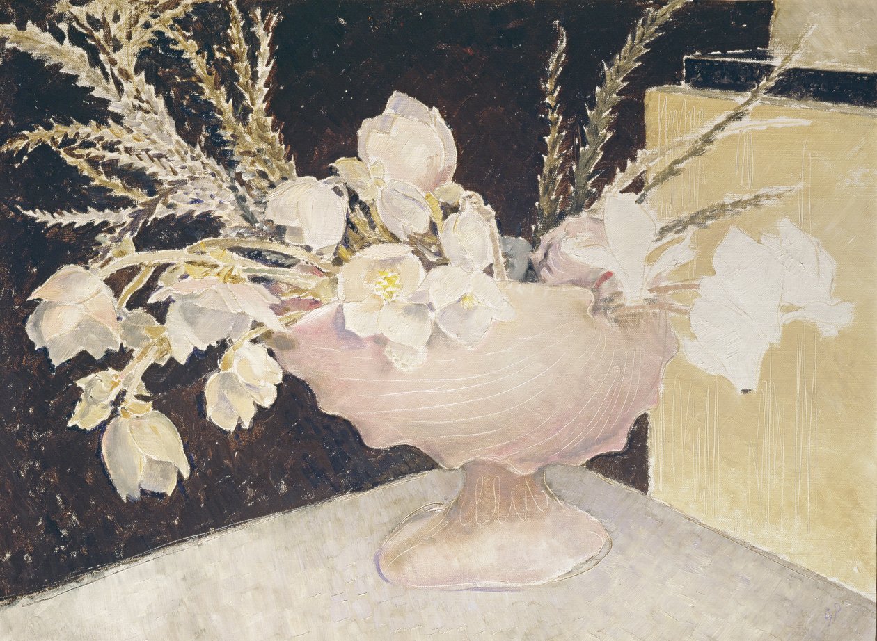 Ciclamini e rose di Natale, 1934 | Glyn Warren Philpot