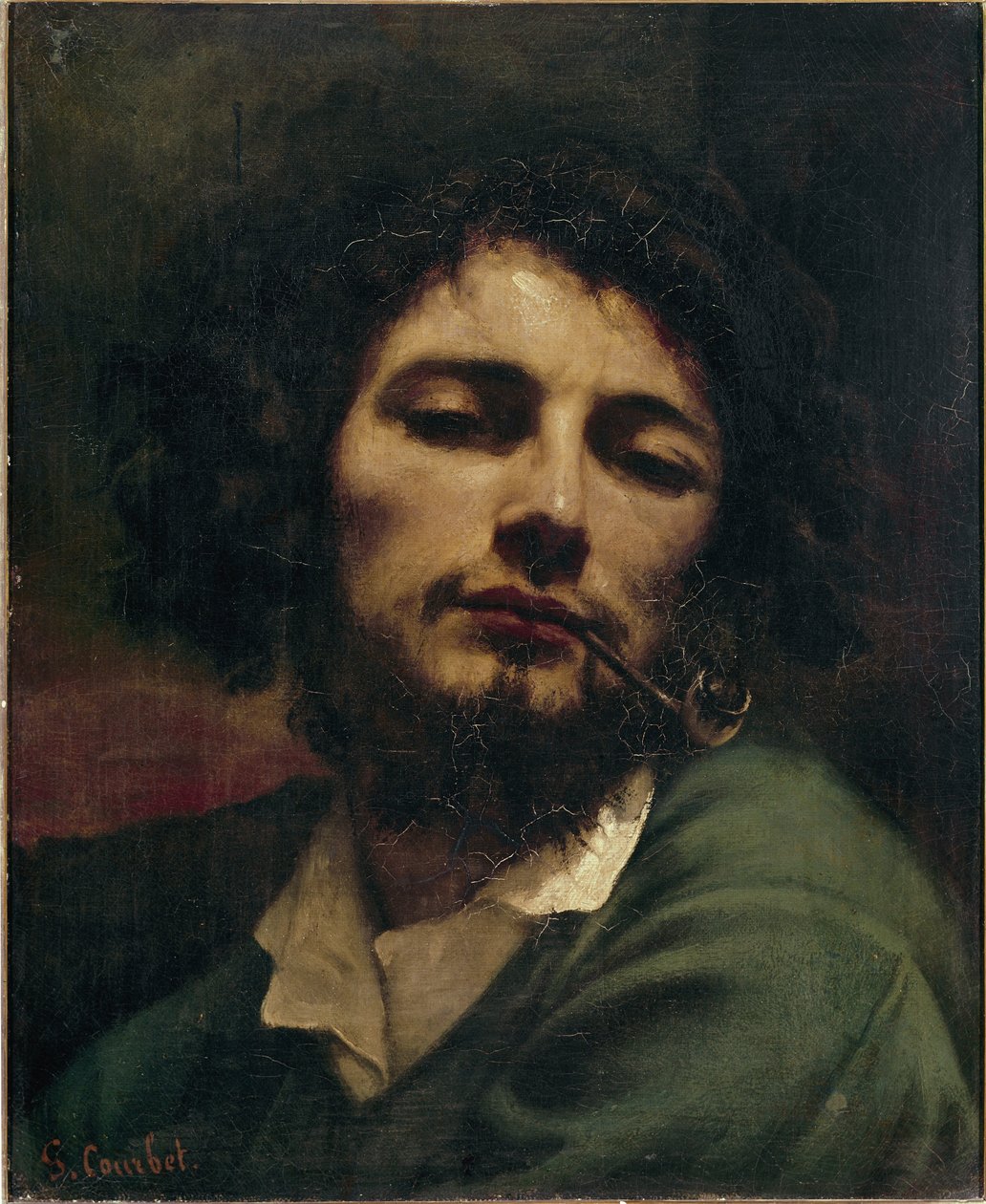 Autoritratto o l'uomo con la pipa | Gustave Courbet
