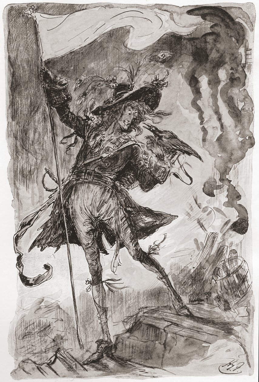 Illustrazione per il romanzo di Charles Dickens 'Barnaby Rudge'