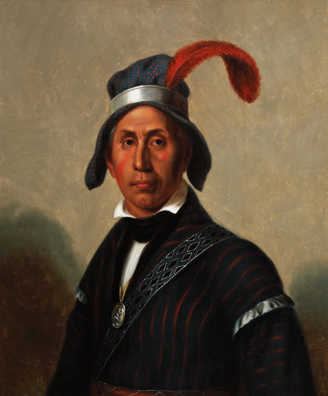 Yaha Hajo, Lupo Pazzo (Creek) 1836 | Henry Inman