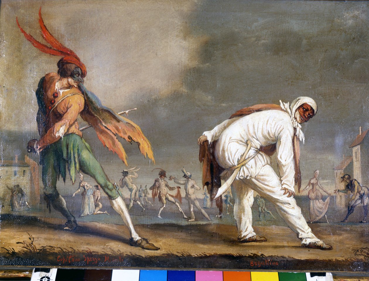 Le maschere italiane della Commedia dell'Arte: Capitano Spezzamonti e ...