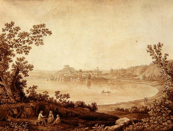 Lago di Bracciano | Jacob Philippe Hackert | Stampa d'arte