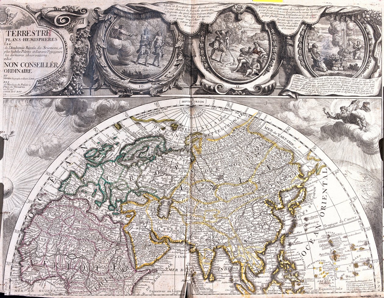 Mappa Dell'emisfero Occidentale National Geographic Mappa