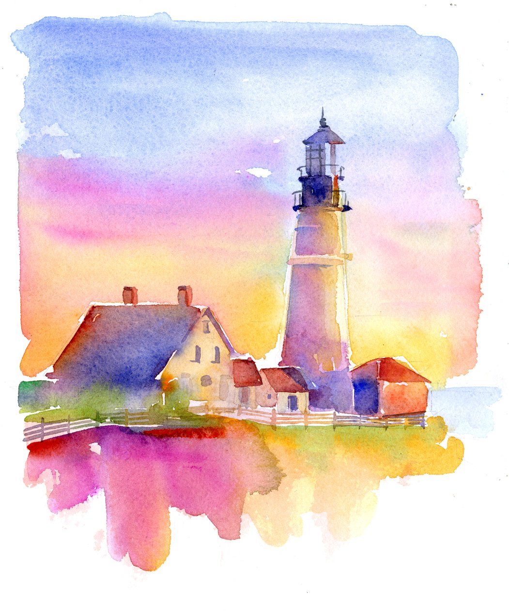 Disegno Faro Colore