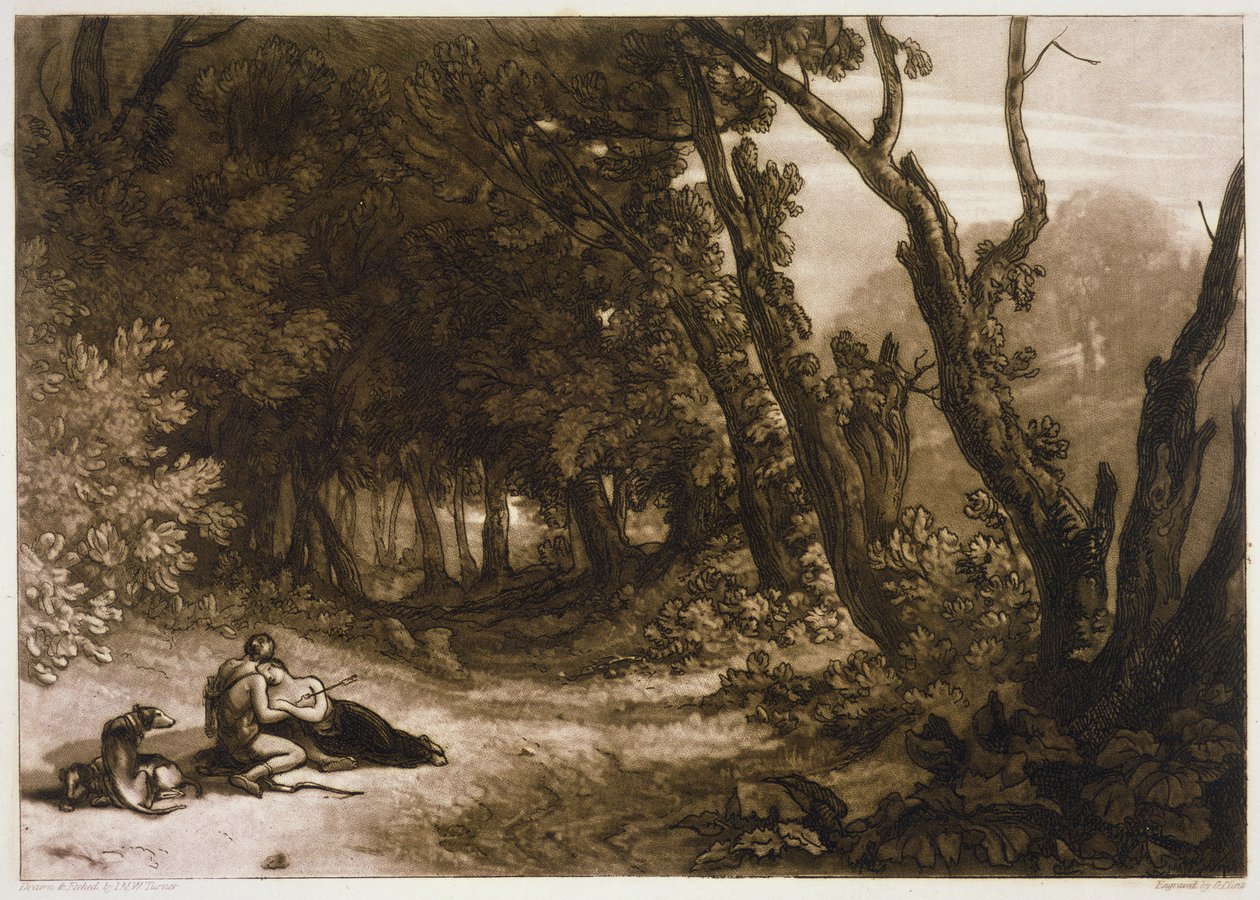 F.41.I Procri e Cefalo, dal 'Liber Studiorum', inciso da George Clinton ...