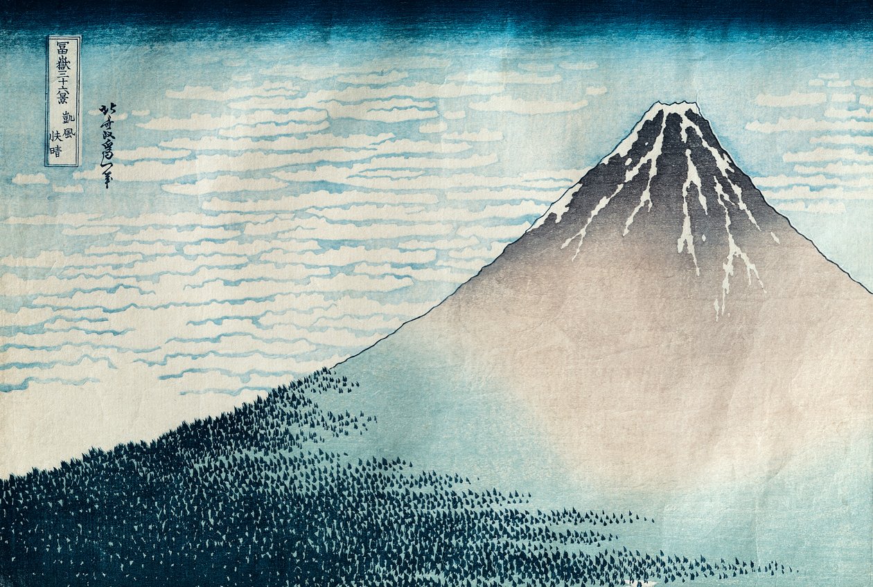 Monte Fuji Dipinto Hokusai Thirty Six Views Of Mount Fuji Wikipedia