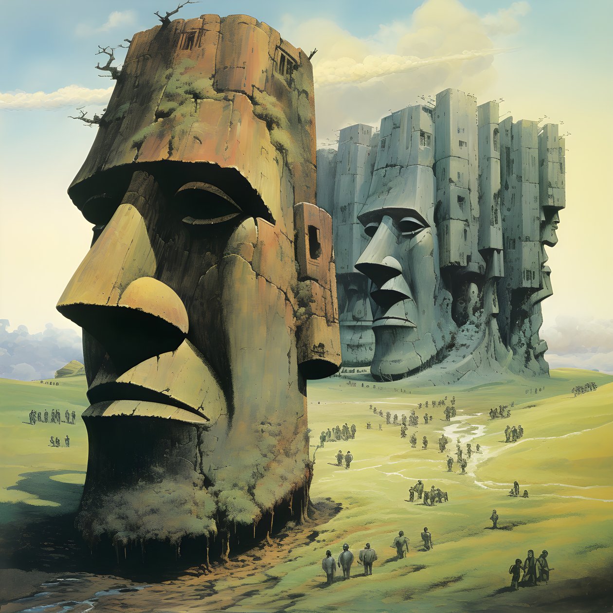 Moai dell'Isola di Pasqua 1 | Kurt Heppke | Stampa d'arte