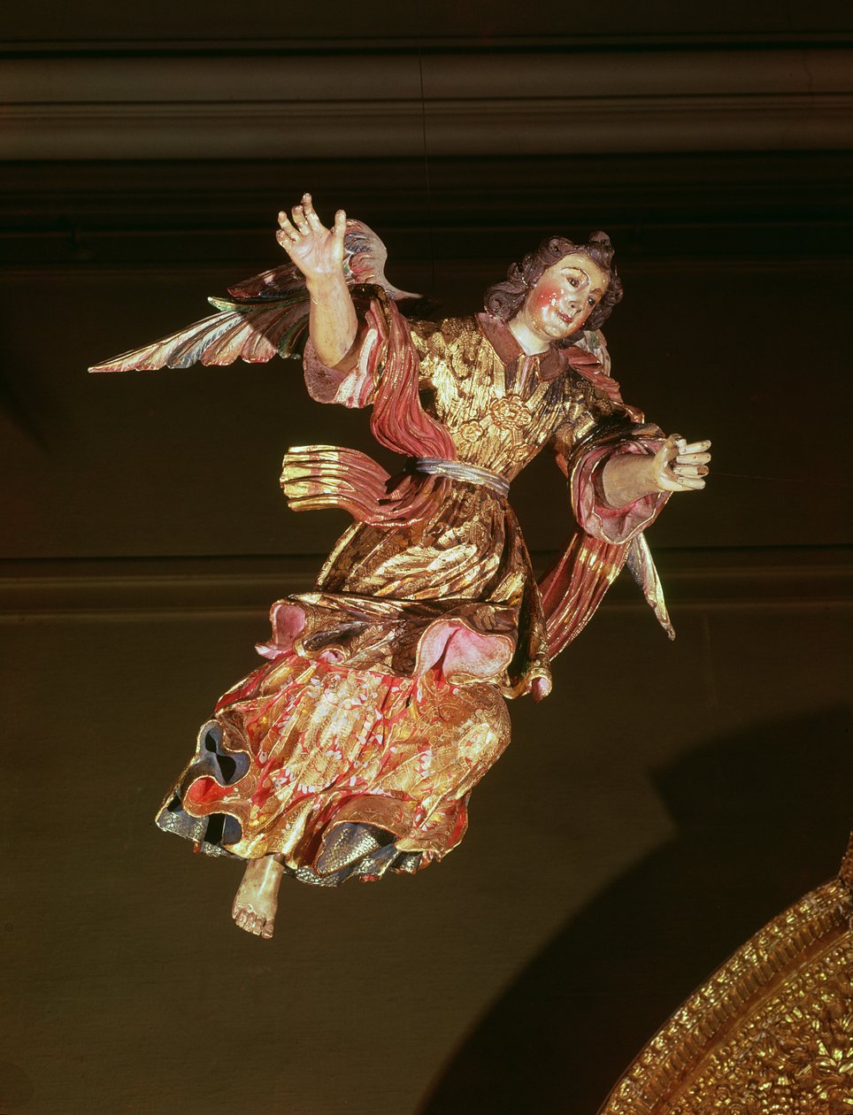 Un angelo sopra l'altare della Cappella di San Giuseppe