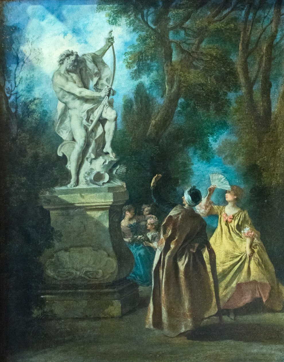 Il persiano e la statua | Nicolas Lancret | Stampa d'arte